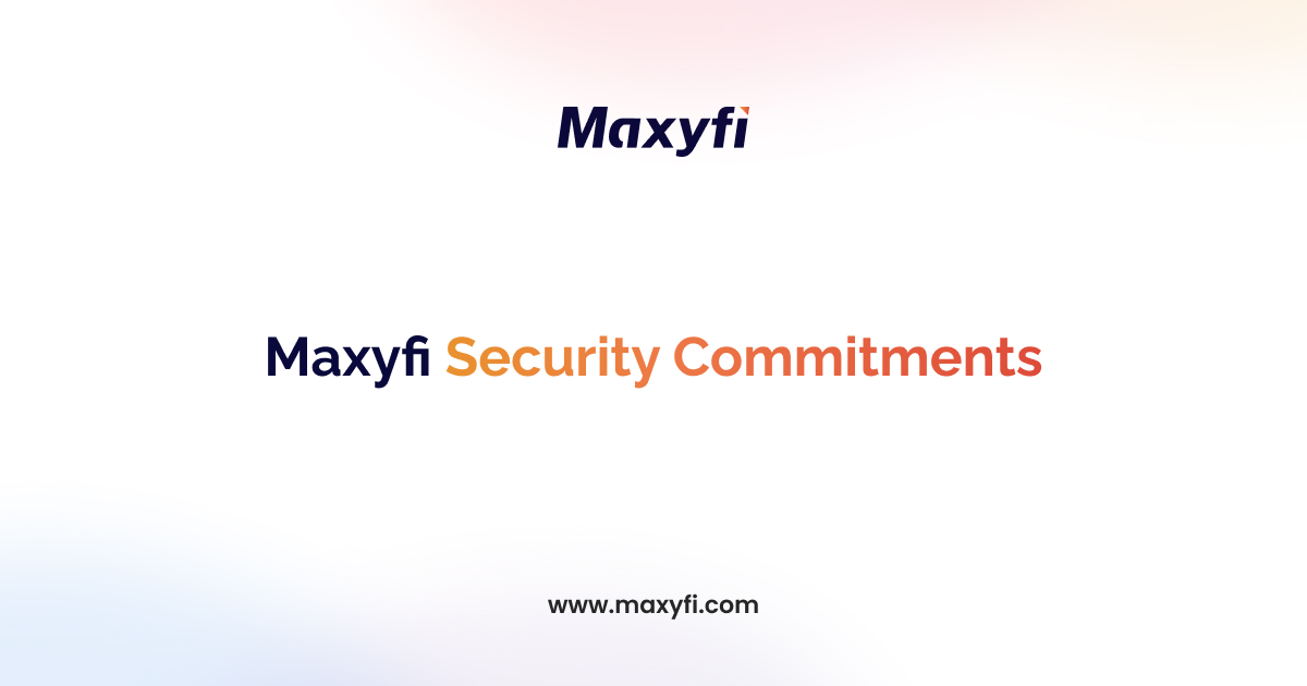 Security Commitments - Maxyfi Debt Collection Software